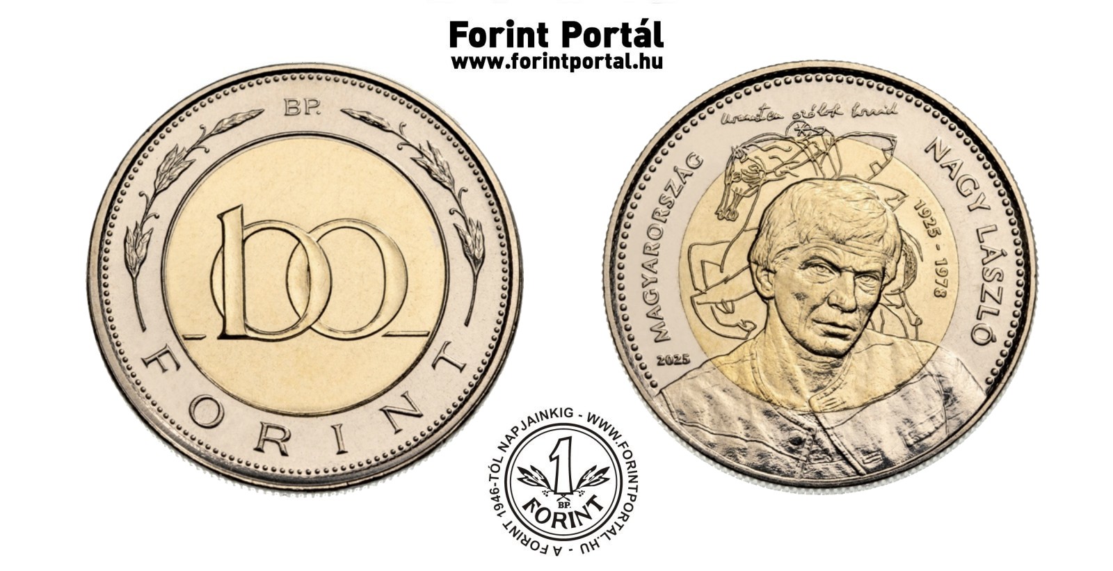 2025 Nagy László születésének 100. évfordulója forgalmi emlék 100 ...